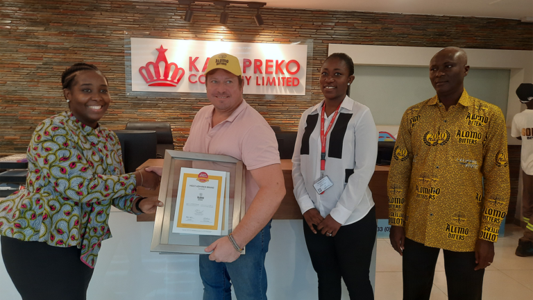 Alomo Bitters as the Most Admired Ghanaian Brand in the world